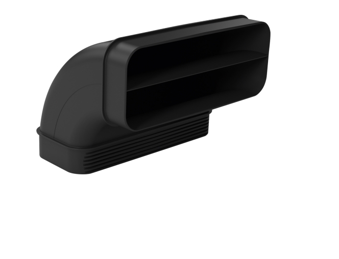 Fladkanal - Bøjning vertikal 90°, L til 70 cm dyb - Siemens HZ9VDSB2