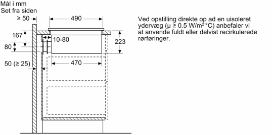 Induktionskogeplade med indbygget emfang 80 cm - Siemens iQ300 - ED877BS16E