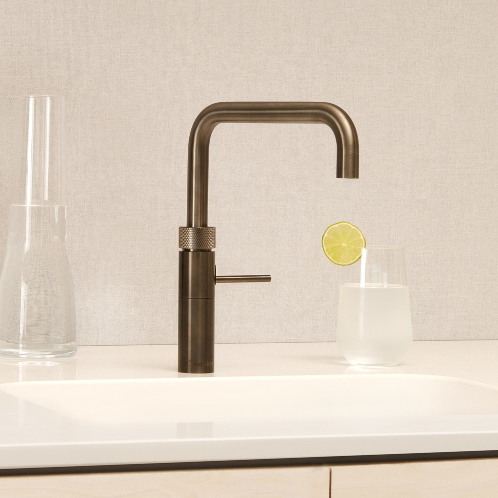 Quooker Fusion Square inkl. PRO3 & CUBE - Gun Metal