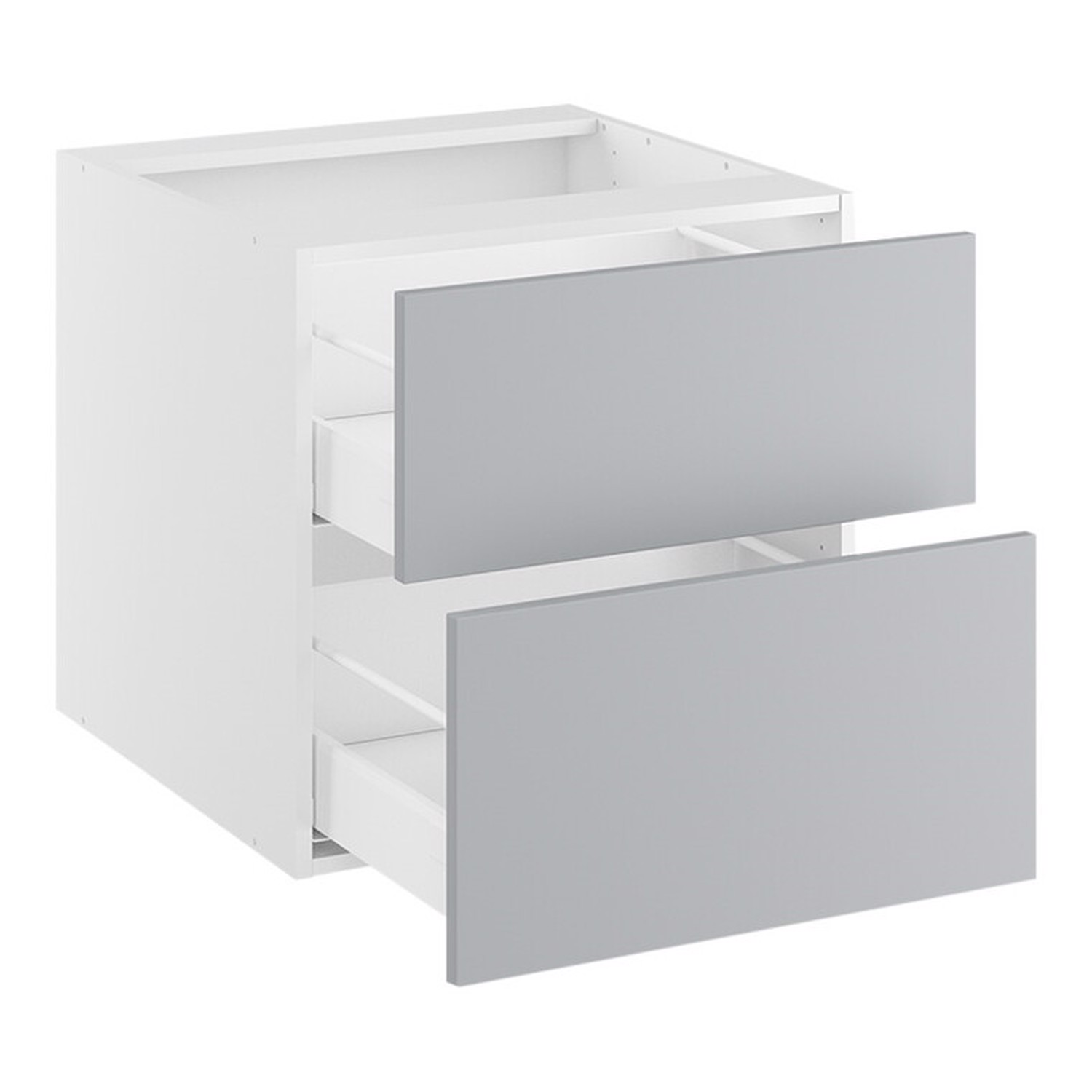 Lavt underskab med 2 skuffer