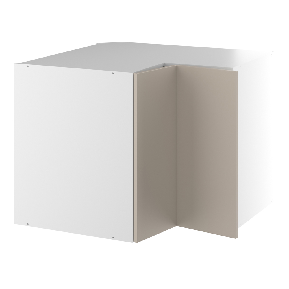 Vinkelunderskab med hyldeH: 70,4 cm D: 58,0 cm B: 90 cm