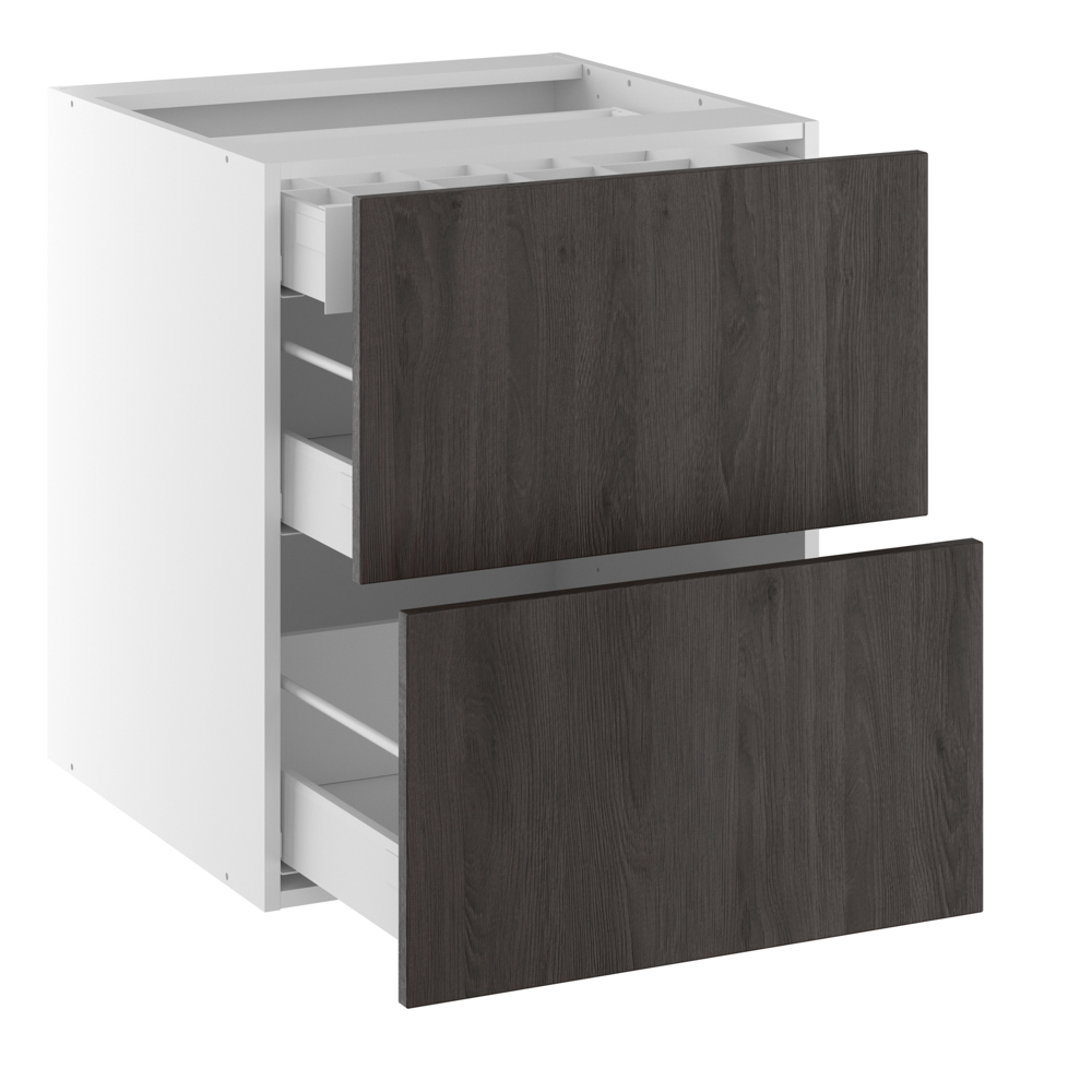 Skuffeskab med 2 skuffer og 1 indvendig skuffe